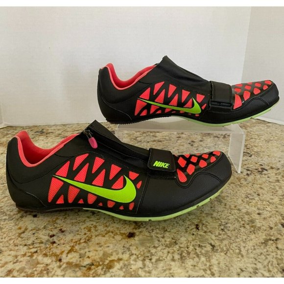 Nike | Shoes | Nike Zoom Lj Long Jump Track Shoes Black Whighlighter ...